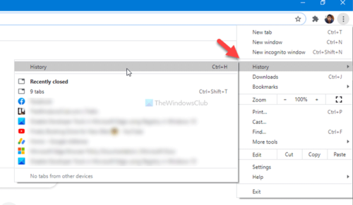 How to restore Last session or Chrome tabs after a crash