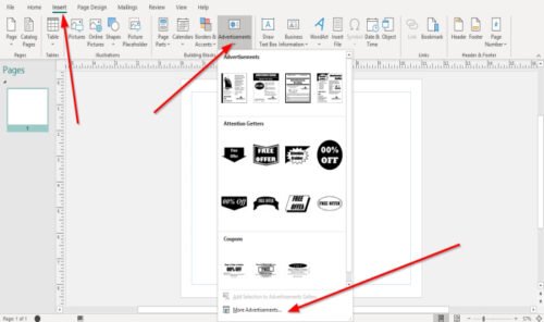 How to use Building Blocks in Publisher