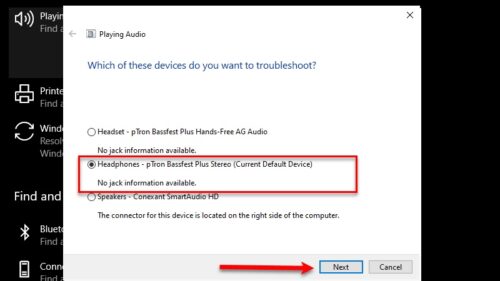 Check Bluetooth Radio Status Not fixed - Says Bluetooth Troubleshooter