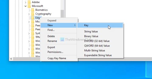Turn off Edge Notifications in Windows 11 with GPEDIT or REGEDIT