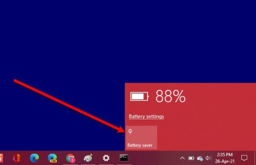 How to Enable or Disable Battery Saver In Windows 11