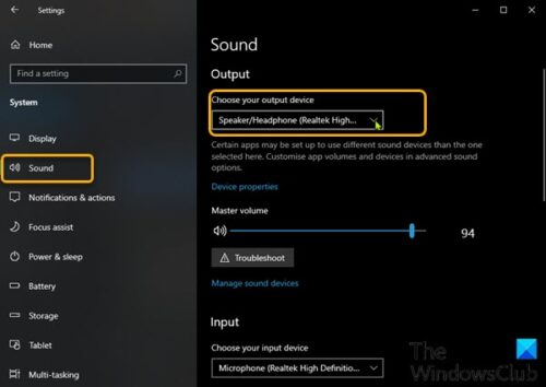 How to set Audio device as default in Windows 11