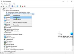 How to Enable or Disable Sound Output Device in Windows 11