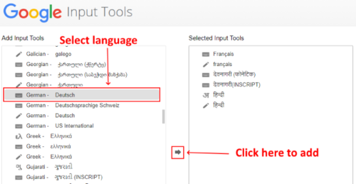 How do I use Google Input Tools on my Windows 11/10 PC?