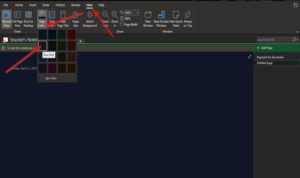 How to change Page Background and Rule Lines color in OneNote