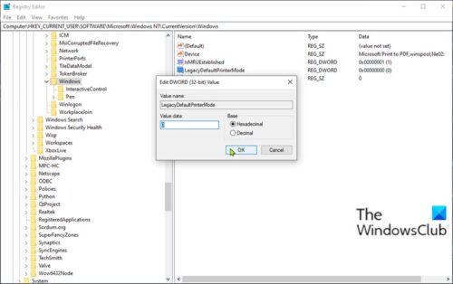 Set as default printer Context Menu item is missing in Windows 11