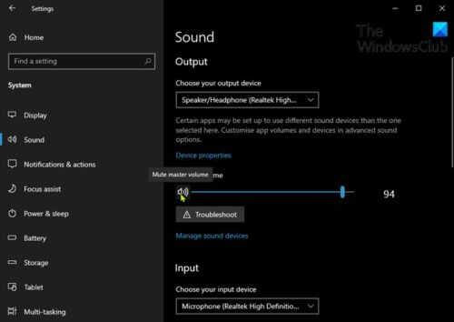 How to Mute or Unmute Sound Volume in Windows 11
