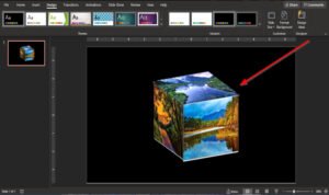 How to create a 3D Picture Cube in PowerPoint