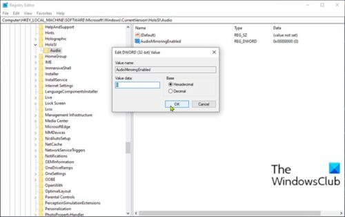 Turn On or Off settings when Mixed Reality Portal is Running