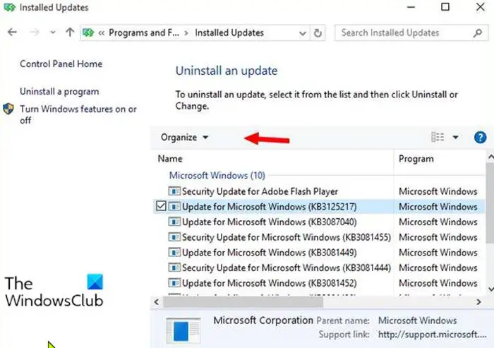 Uninstall Windows Updates marked Permanent without Uninstall option Uninstall Windows Updates marked Permanent without Uninstall option