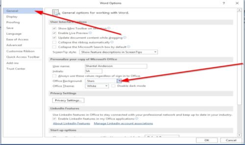 How to enable Office Background in Office apps