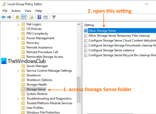 How to disable Storage Sense in Windows 11