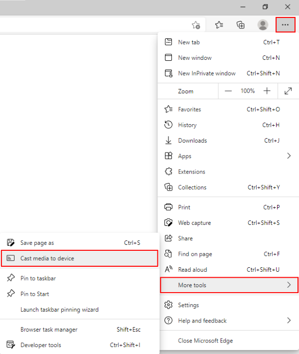 How to add Cast icon to Microsoft Edge Toolbar