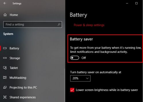 How to Enable or Disable Battery Saver In Windows 11