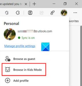 How to use Kids Mode in Microsoft Edge browser