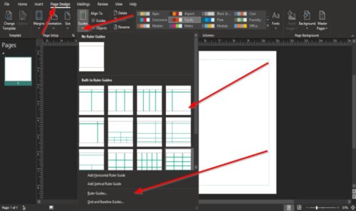 What are Layout Guides in Publisher and How to use them?