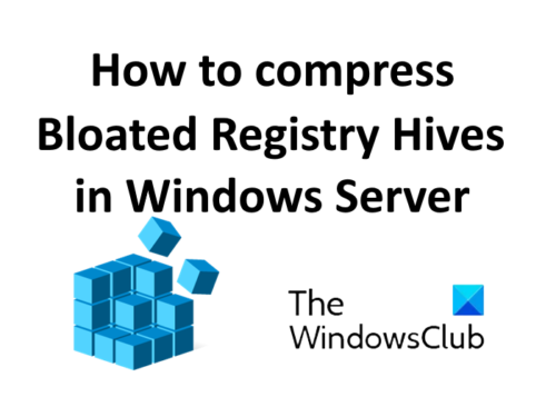 How to compress Bloated Registry Hives in Windows Server