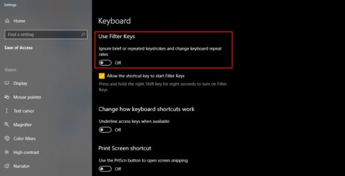 Enable or Disable Use Mouse Keys when Num Lock is On in Windows 11