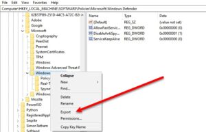 Windows Defender: This setting is managed by your administrator