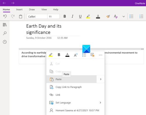How to embed Pinterest Pins in Word or OneNote