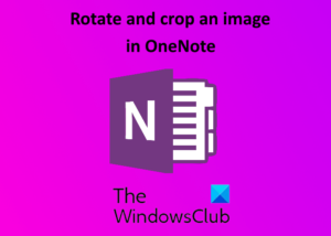 How to Rotate and Crop a Picture in OneNote