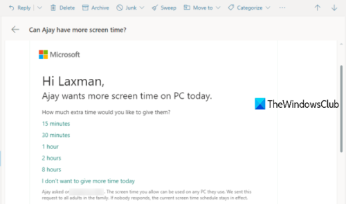 This device is locked because of family settings for screen time