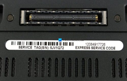 How to find the Service Tag on Windows laptop
