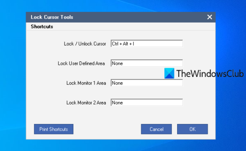 How to restrict Mouse Cursor to a specific part of Windows screen