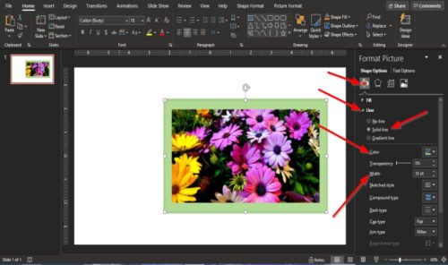 How to create an animated picture frame in PowerPoint