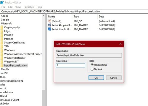 How to Enable or Disable Automatic Learning in Windows 11/10