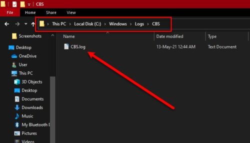 What or Where is CBS.log? How to read CBS.log file in Windows?
