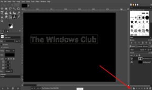 How to add Neon Glow effect Text in GIMP