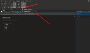 How to use the Notebook Recycle Bin in OneNote
