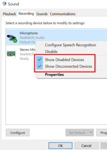 Internal Microphone is missing or not showing in Windows 11