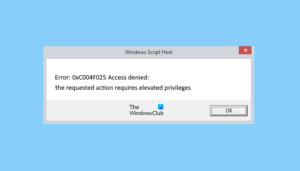 Windows Script Host Error 0xc004f025 during Activation