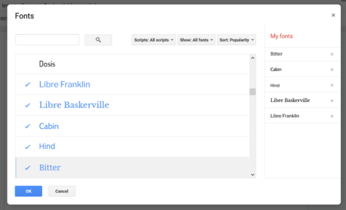How to add a Font to Google Docs
