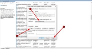 Google Chrome failed to update with Error code 4: 0X80010108