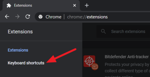 How to set custom Keyboard Shortcut to a Chrome Extension