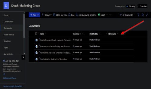 How to upload Documents to a SharePoint Site