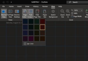 How to create a Grid Line and Rule Line in OneNote