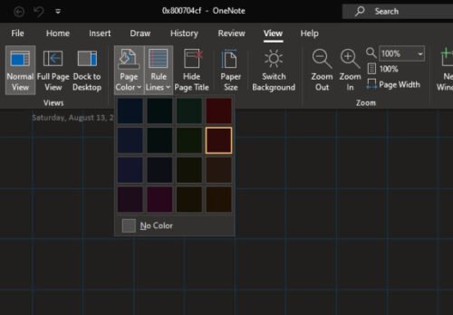 How to create a Grid Line and Rule Line in OneNote