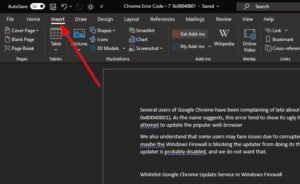 How to insert dashed or dotted lines in Word