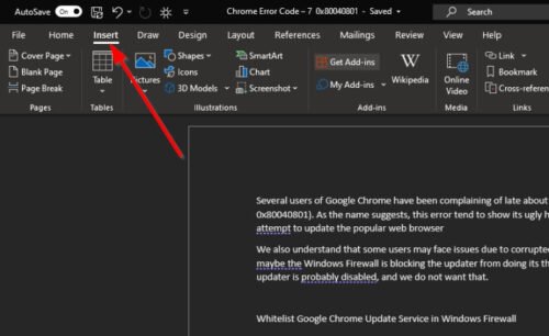 How to insert dashed or dotted lines in Word