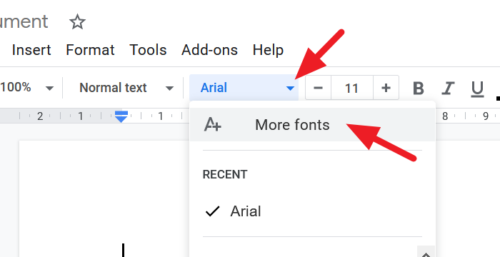 How to add a Font to Google Docs