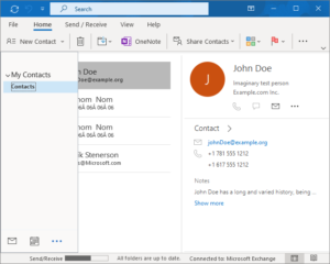 How to view VCF file in Windows 11 PC