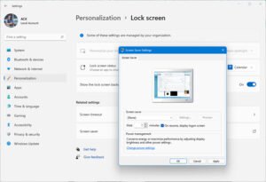How to Password Protect Screensaver in Windows 11