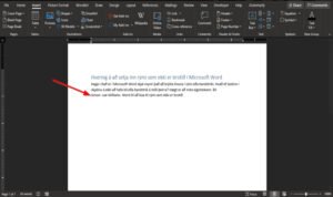 How to insert a non-breaking space in Word