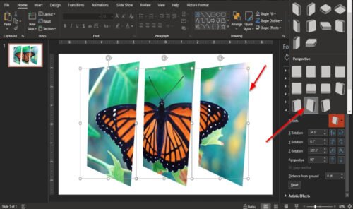 How to split a picture into pieces in PowerPoint