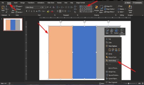 How to split a picture into pieces in PowerPoint
