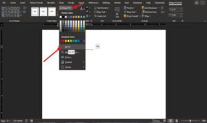 How to type Text over a Line in Word without moving it